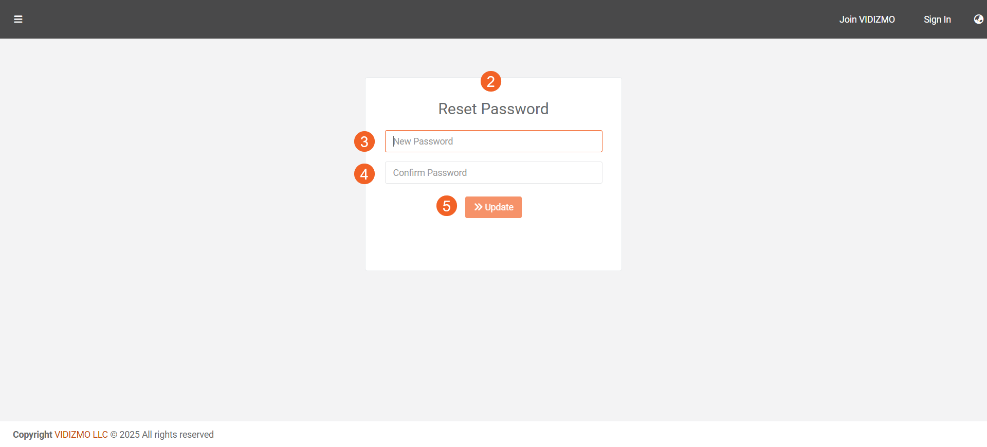 Resetting Passwords for Other Users | VIDIZMO Knowledge Base